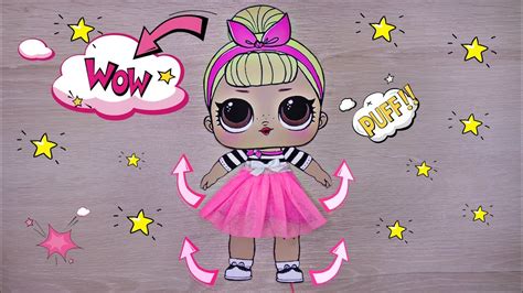 Кукла ЛОЛ из бумаги своими руками Lol Doll Out Of Paper Do It Yourself Youtube