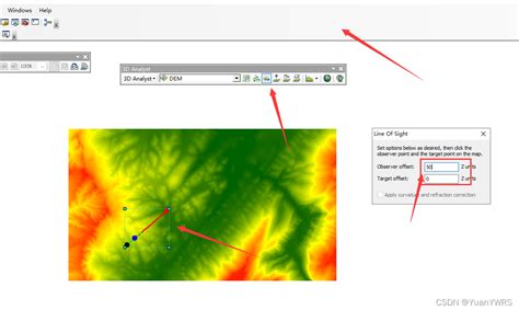 Arcgis 可视性分析 Arcgis 可见性分析 Csdn博客