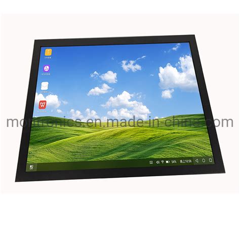 Multi Inputs Metal Housing 17 VGA DVI HD Mi Interface Kiosk Ultra Slim Open Frame Touch Monitor