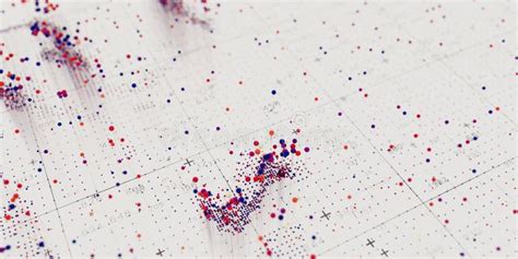 Abstract Data Clusters Visualization Ai Technology Neural Patterns