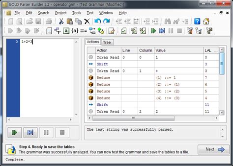 Gold Parser 로 파싱하기