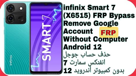 Infinix Smart X FRP Bypass Without Computer