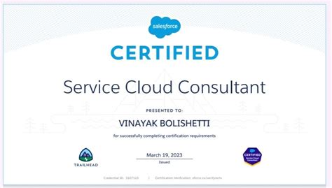 Vinayak Bolishetti On Linkedin Salesforce Certified Service Cloud Consultant 5x Certified