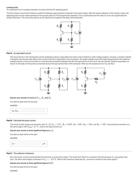Solution Transistor Part1 Studypool