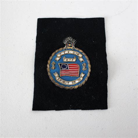 Uss Ute Atf Spirit Of 76 Atf 76 Patch Gold Bullion Japanese Navy