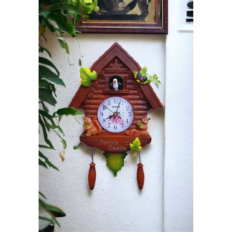 Малък часовник с песни и кукувица Emag Bg