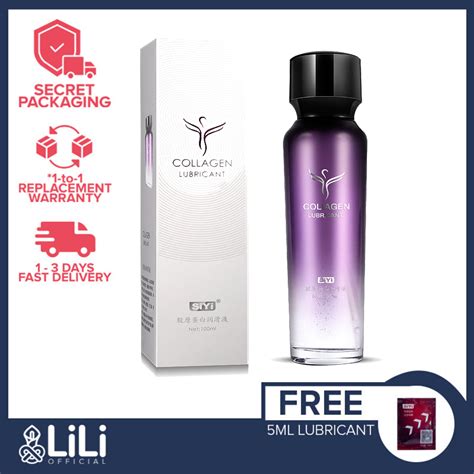 Lili 100ml Collagen Japanese Lube Anal Vagina Elasticity Lubricant Sex