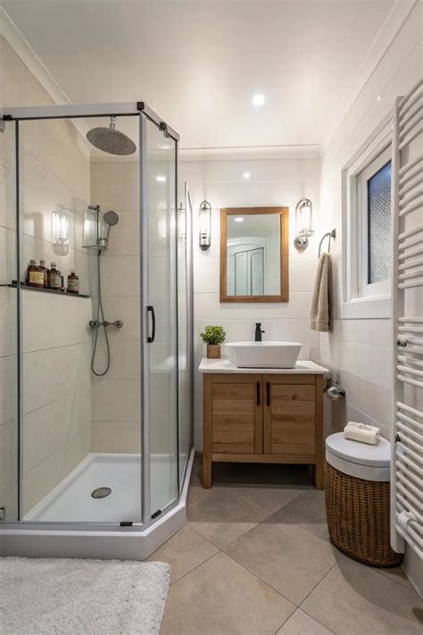 Compact And Stylish Small Shower Design Ideas Light And Layer