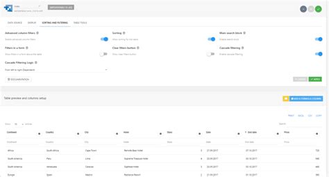 Powerful Filters For Wpdatatables Cascade Filter For Wordpress Tables By Tms Plugins