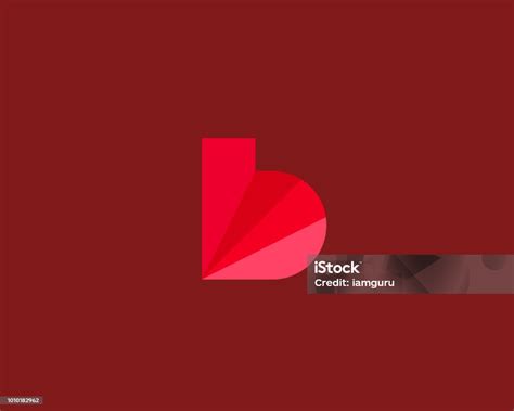 다각형 편지 B 로고 분야 세그먼트 컬러 벡터 글꼴 아이콘 로고 기호입니다 알파벳 B에 대한 스톡 벡터 아트 및 기타 이미지