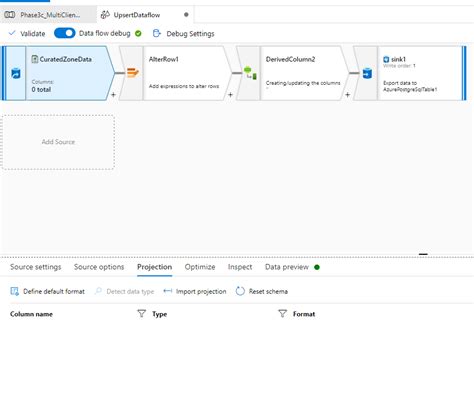 Dynamic Schemas Mapping To Postgressql Sink In Adf Dataflow Microsoft Qanda
