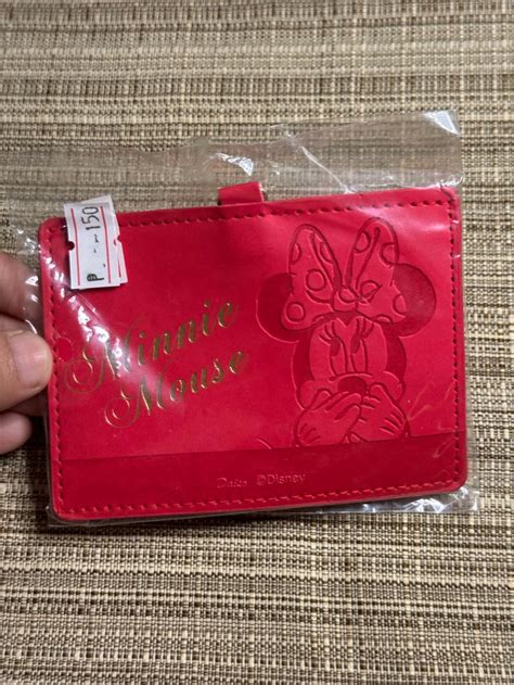 Disney Minnie Mouse Ic Card Holder Disney Minnie Mouse Id Card Holder