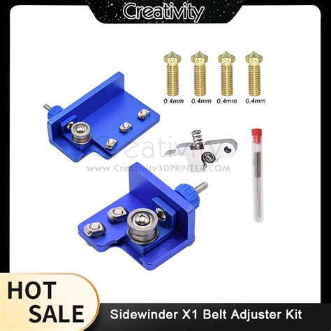 포병 사이드 와인더 X1 X 축 및 Y 축 동기 벨트 스트레치 스트레이트 텐셔너 Sw X1 X2 천재 버전 Cnc 벨트 조절기3d 프린터 부품 And 액세사리