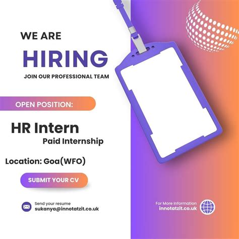 Immediatelyhiring Hrinterns Paidinternship Humanresources Hr… Sukanya Patil Yellurkar