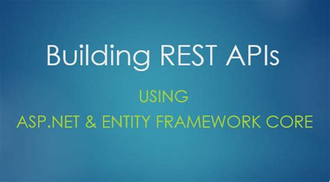 Github Chsakell Dotnetcore Entityframework Api Building Rest Apis Using Asp Net Core And