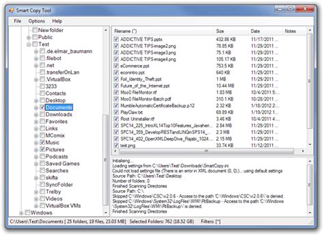 smartcopytool copy move and delete files by name and file type filters
