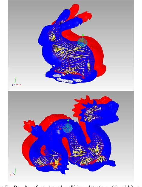 Figure 1 From Mesh To Mesh Collision Detection By Ray Tracing For
