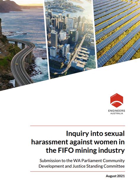 Inquiry Into Sexual Harassment Against Women In The FIFO Mining Industry Engineers Australia