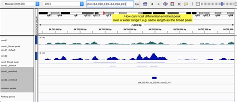 chip seq differential peak calling any way to set the window size for calling differential
