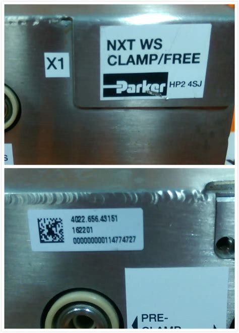 Asml Parker 4022 656 43151 Nxt Ws Clamp Free