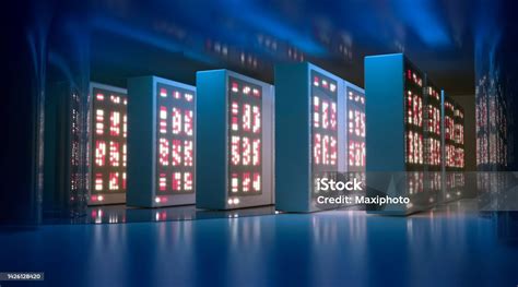 우아하고 미니멀 한 데이터 센터와 행에 컴퓨터 서버 어두운 배경 클라우드 컴퓨팅에 대한 스톡 사진 및 기타 이미지 클라우드 컴퓨팅 0명 테크놀로지 Istock