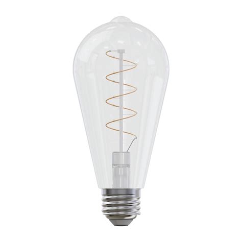 Ge Refresh Hd Spiral Filament 60 Watt Eq St19 Daylight Medium Base E 26 Dimmable Led