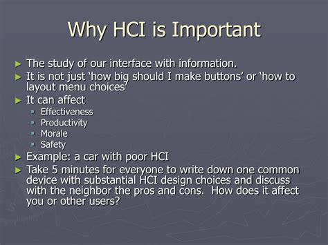 PPT Introduction To HCI PowerPoint Presentation Free Download ID