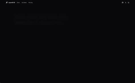 Github Launch Uilaunch Ui Landing Page Kit Built With React Shadcnui And Tailwind That You