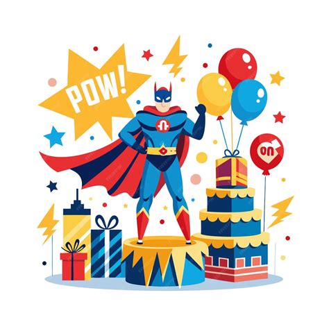 생일 캘리브레이션 개념 설명 프리미엄 벡터