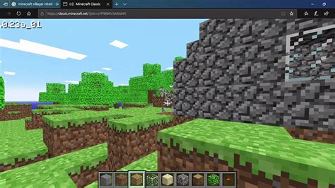 Minecraft Classic 0023a01 Remake Gameplay