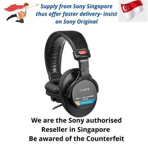 Soony MDR 7506 Dynamic Stereo Over-The-Ear Headphone Mdr7506 AUTHENTIC ...