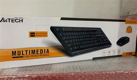 A4tech 3100n V Track Wireless Keyboard Mouse Combo Computers And Tech