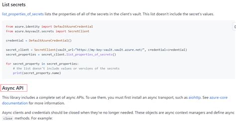 Key Vault Readme Issues · Issue 25920 · Azureazure Sdk For Python · Github
