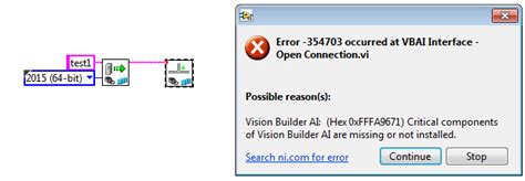 Cannot Connect To Vbai Engine With Labview 2015 Ni Community