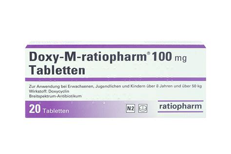 Doxycyclin 200 Mg 20 Tabletten — über Das Internet Echeck