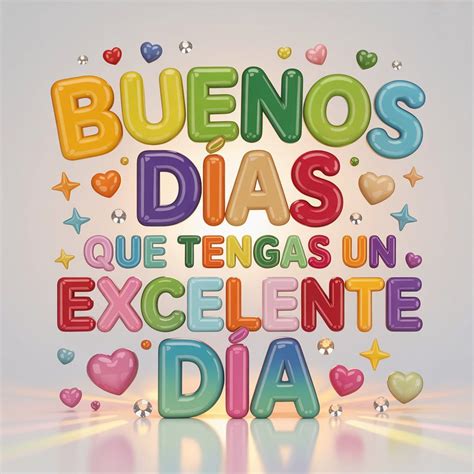 Buenos Dias Que Tengas Un Excelente Dia Buenas Dias Carteles De