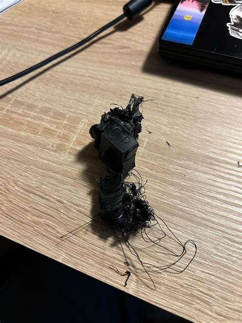 Started A Print While I Went To Class Filament Clogged So Badly That It Took The Whole Rubber