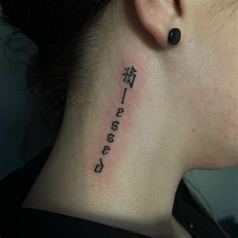 11 Blessed Neck Tattoo Ideas That Will Blow Your Mind