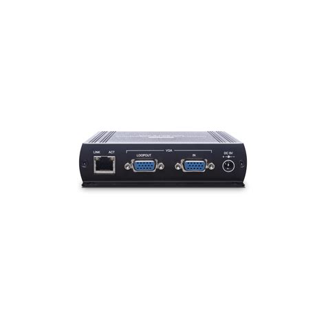 Vga Kvm Extender With Usb Rs Stereo Audio Ir Over Cat E Sc T