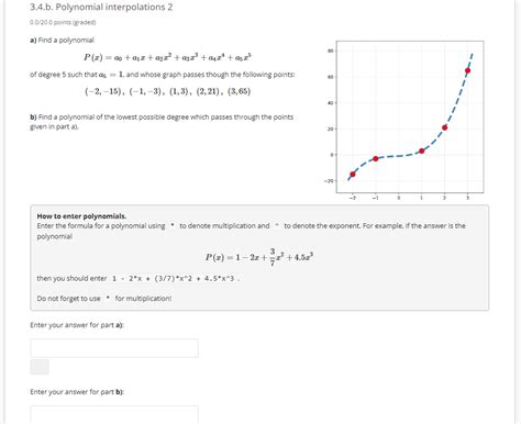 Solved Find A Polynomial Chegg Com