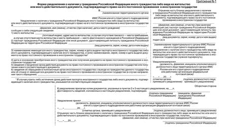 Образец заполнения уведомления о втором гражданстве израиля