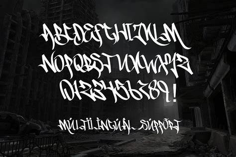 Dark Sider Monoline Graffiti Font Cikareotype