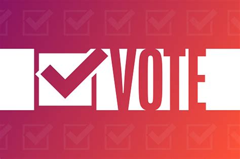 투표 선거 개념 배경 배너 텍스트 비문이있는 포스터를위한 템플릿 벡터 Eps10 일러스트레이션 11월에 대한 스톡 벡터 아트 및