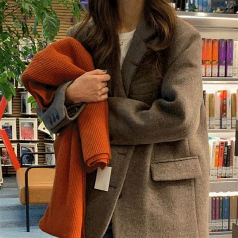 데이달링 카라자켓 가을자켓 모직자켓 아우터 하프재킷 테일러드 베이직 기본템 하객룩자켓 출근룩 휘뚤마뚤 오피스룩 데일리룩 긴팔 자켓 간절기 헤링본 기본 루즈핏 오버사이즈 보이