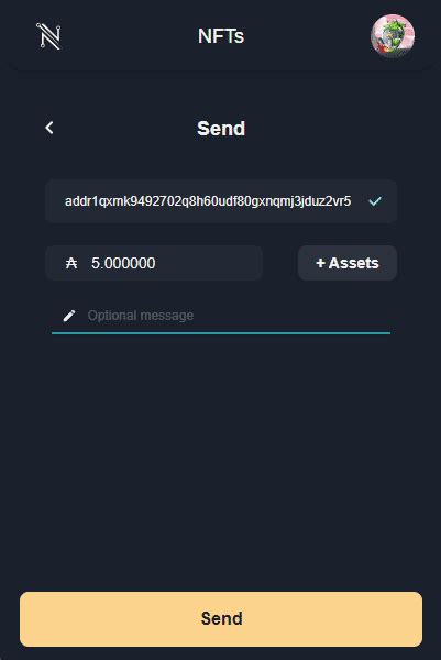 Sending And Receiving Tokens Using Nami Wallet Learn Cardano