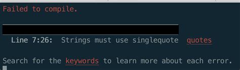 Not All Eslint Rules Stop Application From Building Issue Facebook Create React App