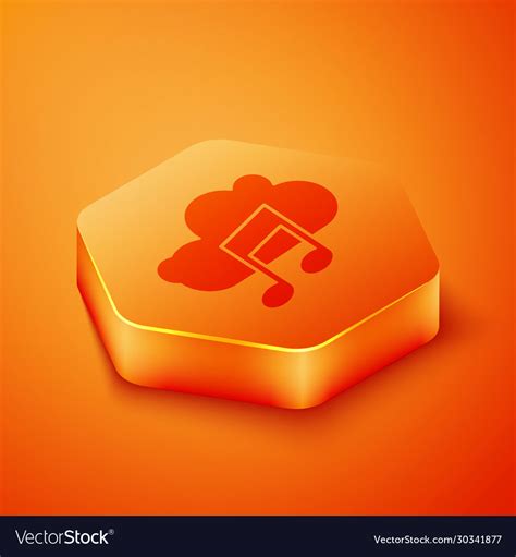 Isometric Music Streaming Service Icon Isolated Vector Image