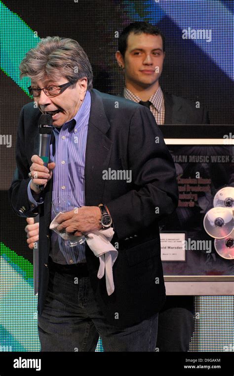 David Marsden Accepting The Allan Waters Lifetime Broadcast Achievement