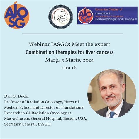 Webinar IASGO Combination Therapies For Liver Cancers Prof Dr Dan