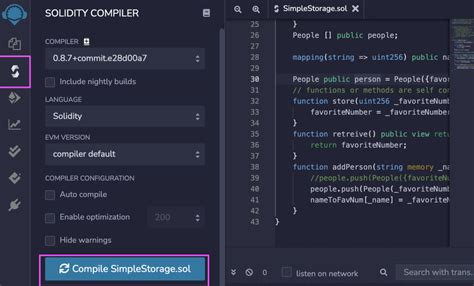 Write First Smart Contract In Solidity Blockchain Sesame Disk Group